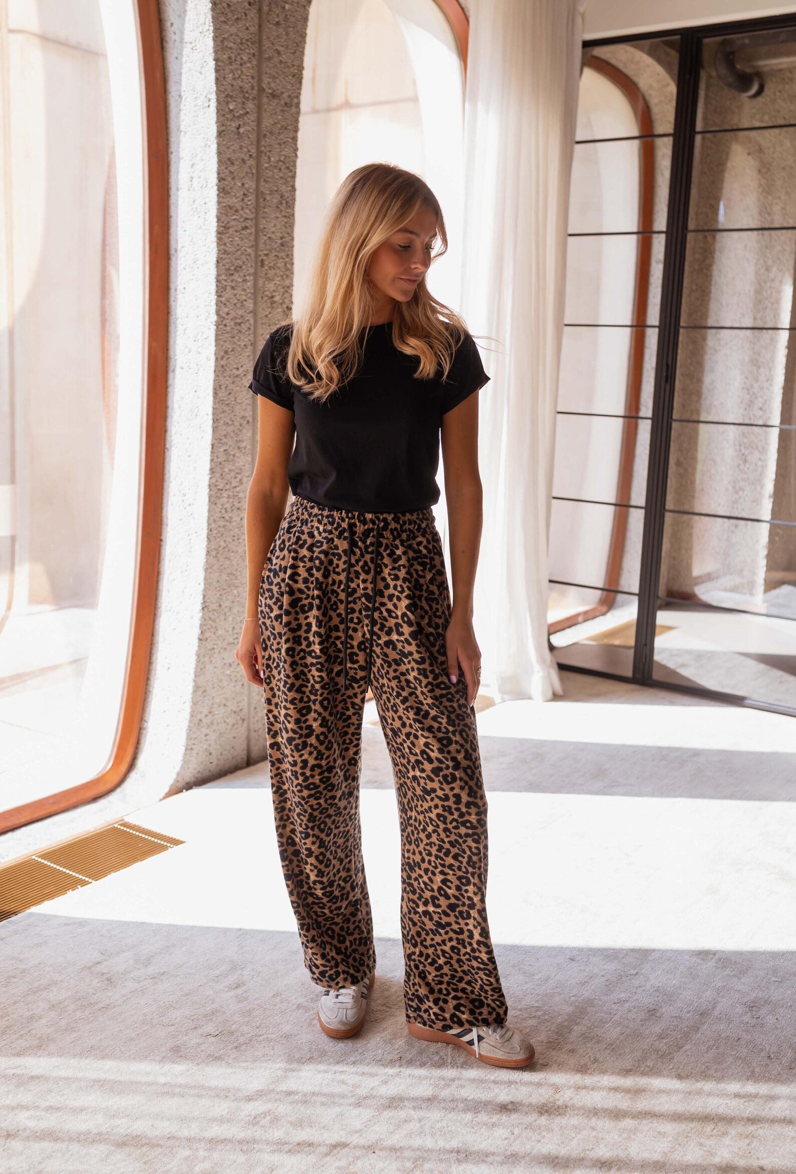 Leopard Fares Pants - Etsy