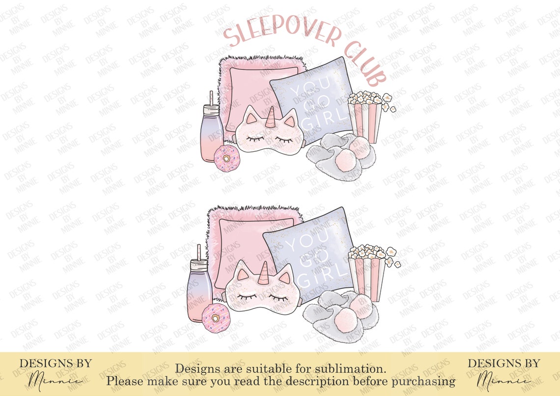 Sleepover Club Svg Digital Download, Pyjamas Digital Download ...