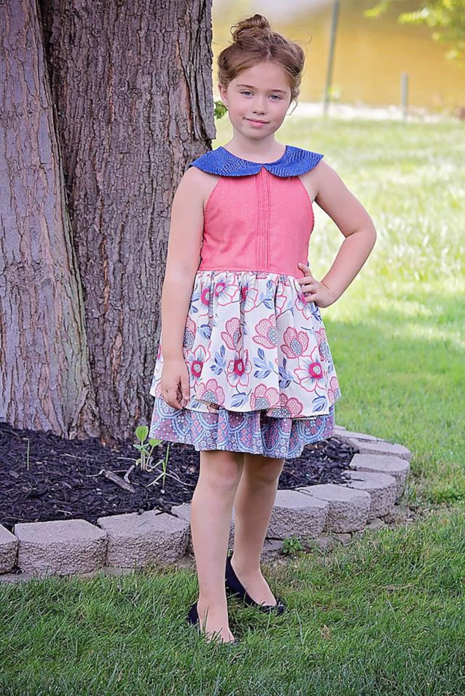 The Seraphina Dress & Tunic PDF Sewing Pattern Size 12 Month - 12 Year ...