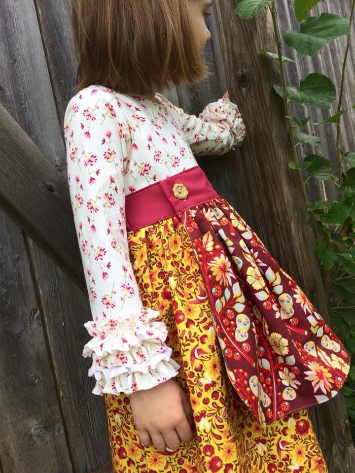 The Beatrice Knit/woven Apron Dress PDF Sewing Pattern Size 12 | Etsy