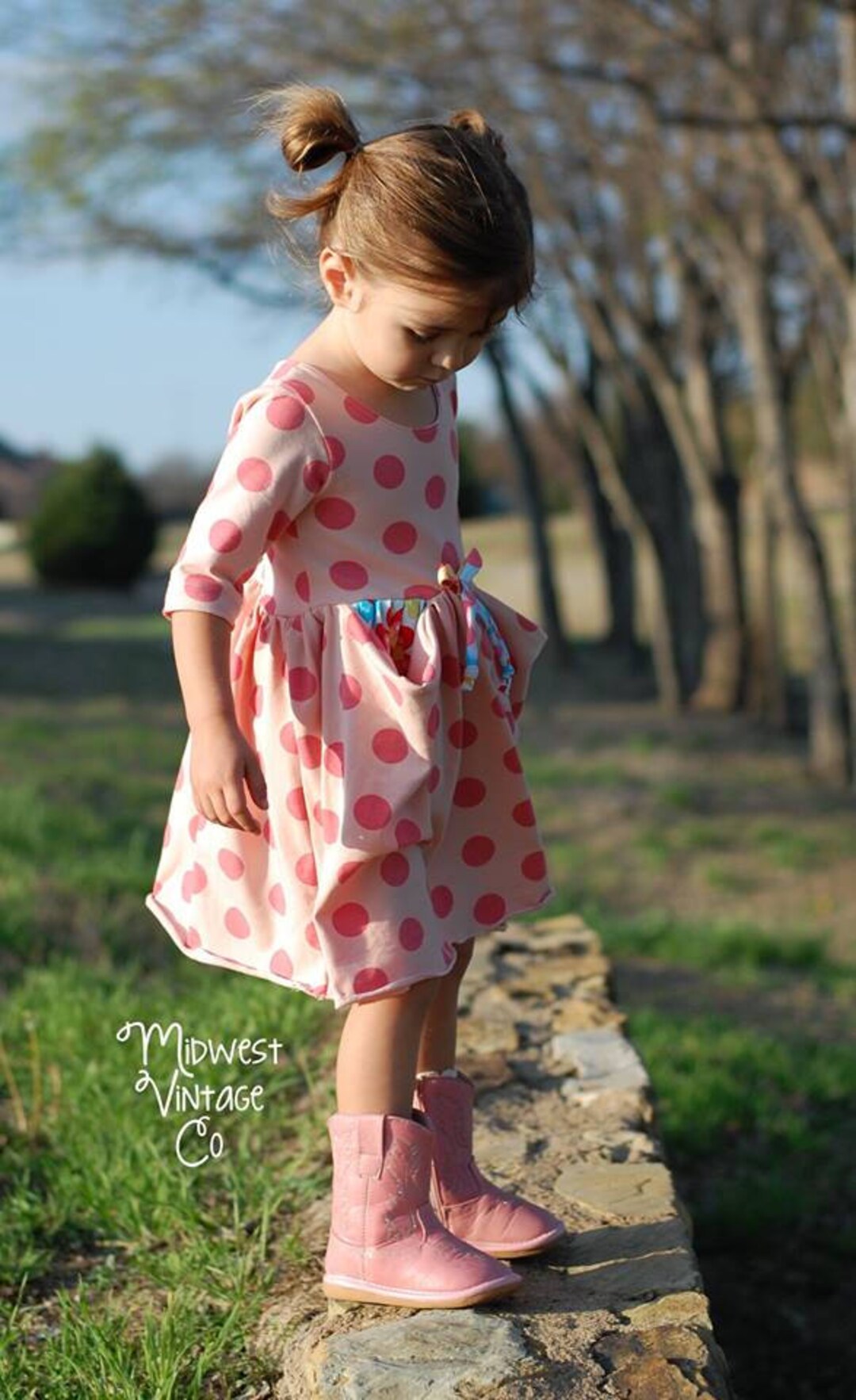 The Penelope Pockets Knit Dress PDF Sewing Pattern Size 12 Month - 12 ...