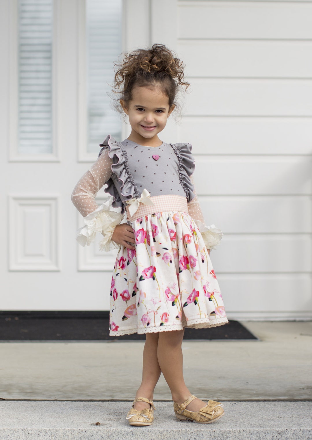 The Coralie Knit/woven Dress PDF Sewing Pattern Size 12 Month - 12 Year ...