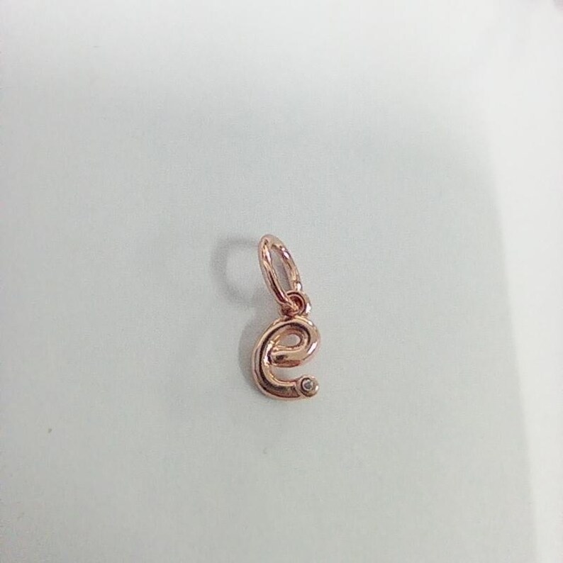 Pandora Moments Letter E Script Alphabet Kirjainkoru Hela - Etsy