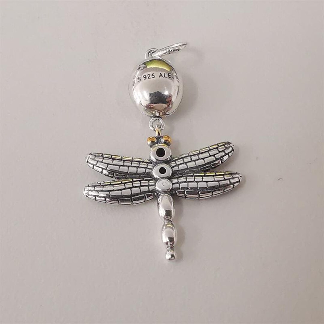 New Pandora Stunning Rare Dragonfly Sterling Silver S925 - Etsy