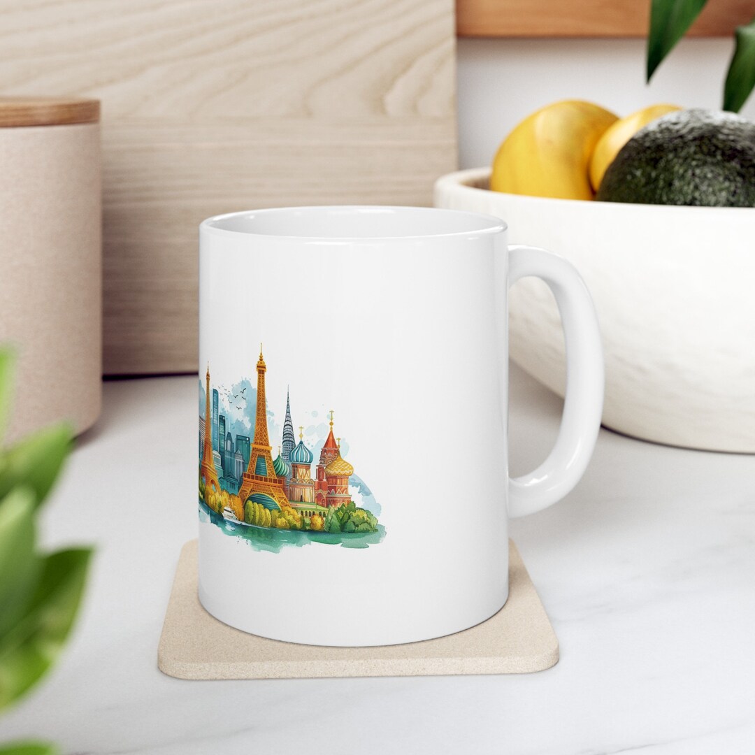 World Landmarks Mug - Etsy