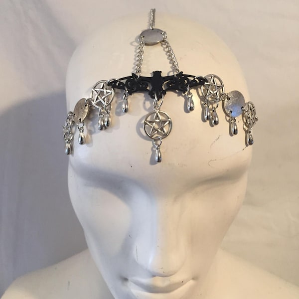 Goth Chain Headpiece - Etsy