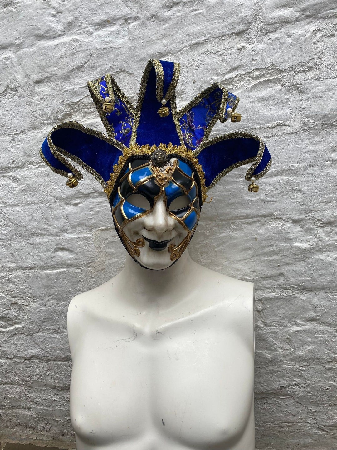 Venetian Jester Theatre Mask Halloween Gothic Romantic Steampunk ...