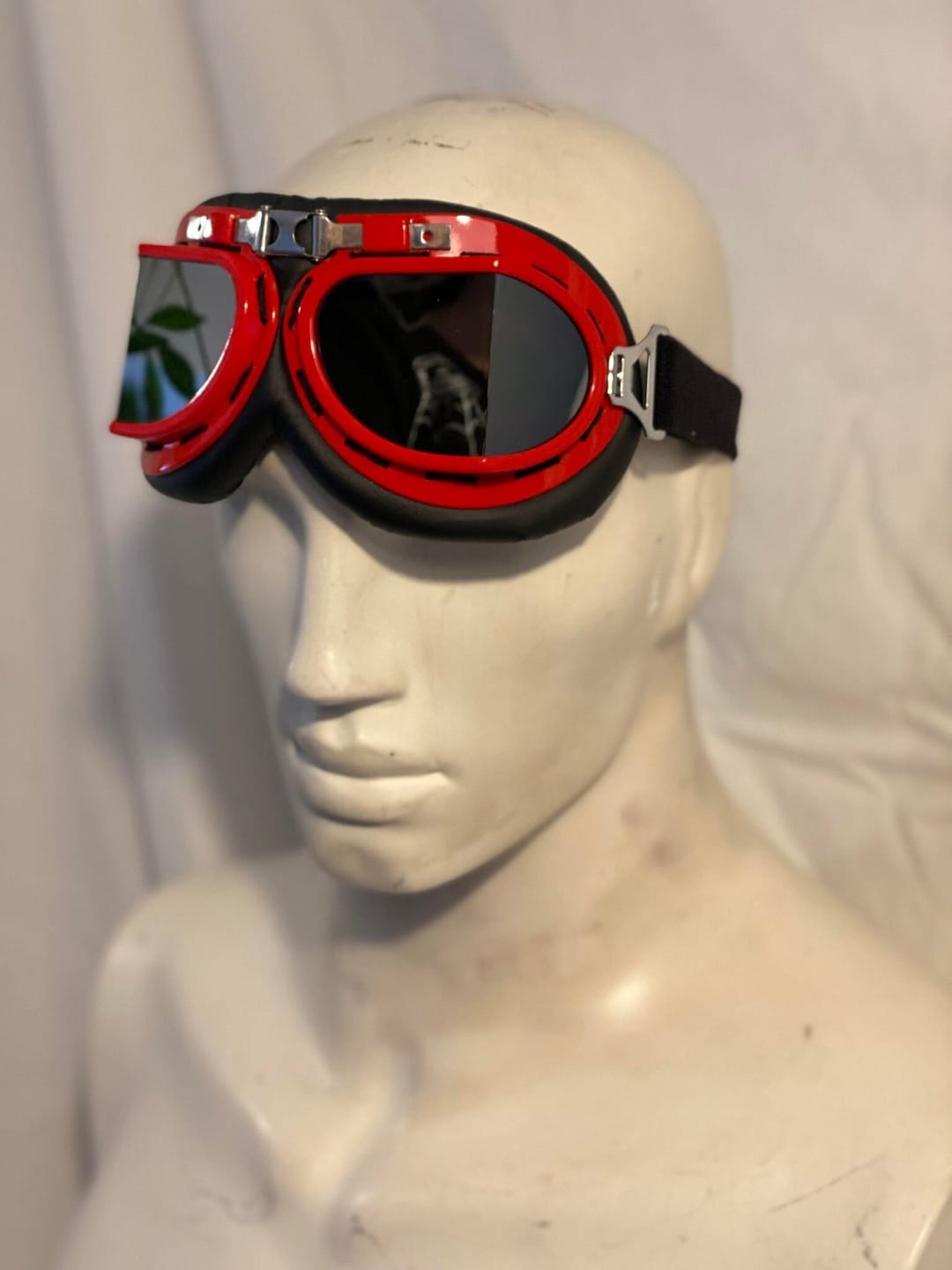 Halloween Red Cybergoth Industrial Unisex Club Kid Goth Punk Cyber ...