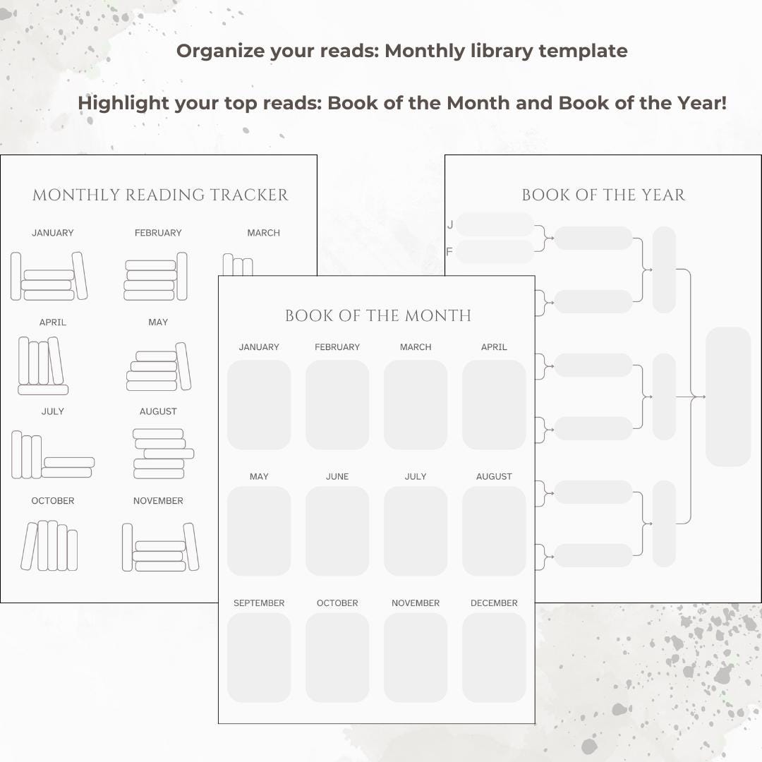 Printable Digital Reading Challenge Book | PDF for Kindle, Kobo ...