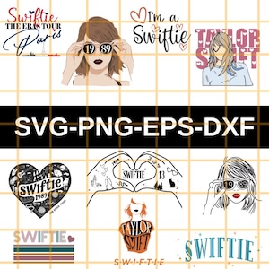 Swiftie Svg Bundle, Taylor Swift Inspired Digital Image, Design for ...