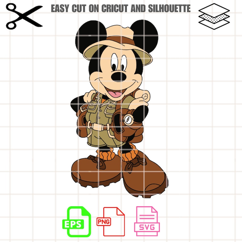 Mickey Mouse Hunter - Etsy Hong Kong