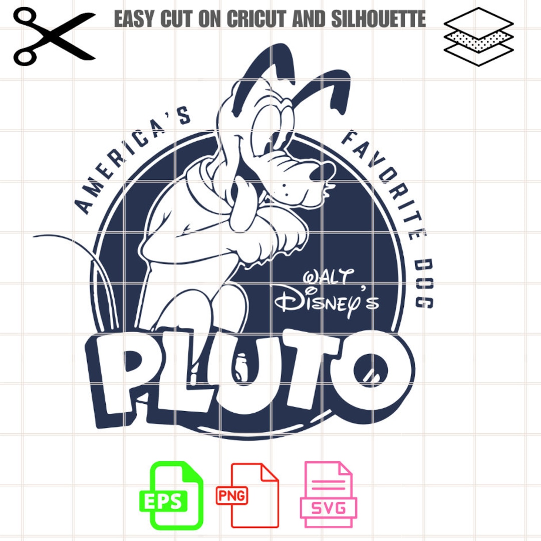 Pluto Svg Bundle , Pluto Svg , Pluto Png , Pluto Clipart- PNG-SVG-DXF - Etsy