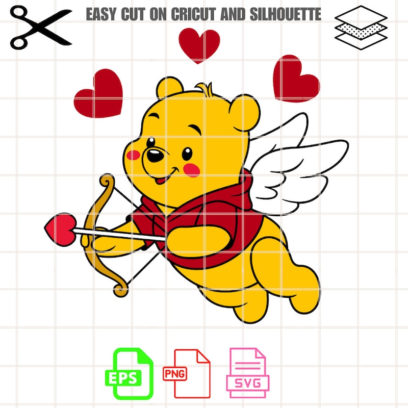 Valentines Cupid Svg - Etsy