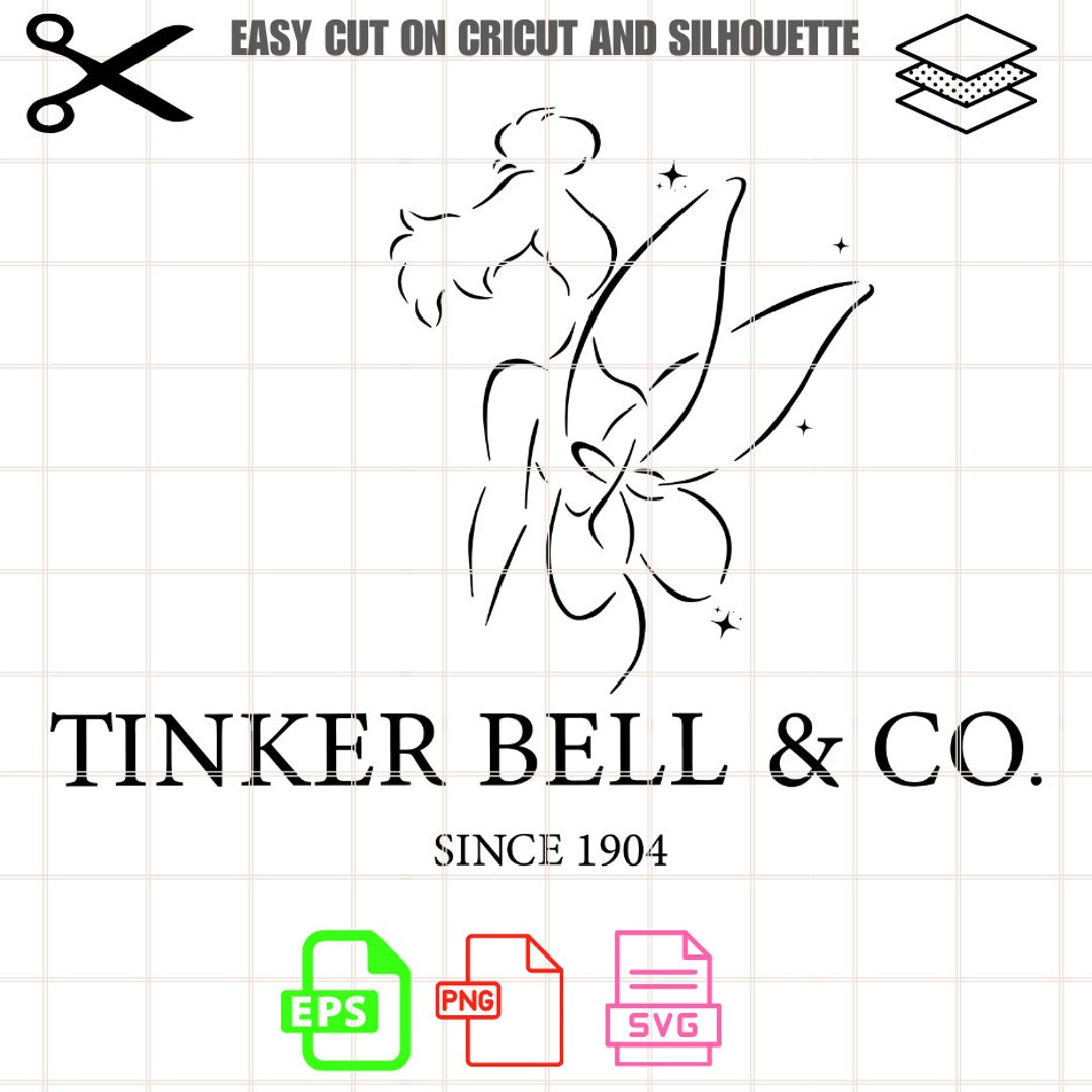 Tinker Bell and Company Cricut SVG Digital File , Tinkerbell Svg Cut ...