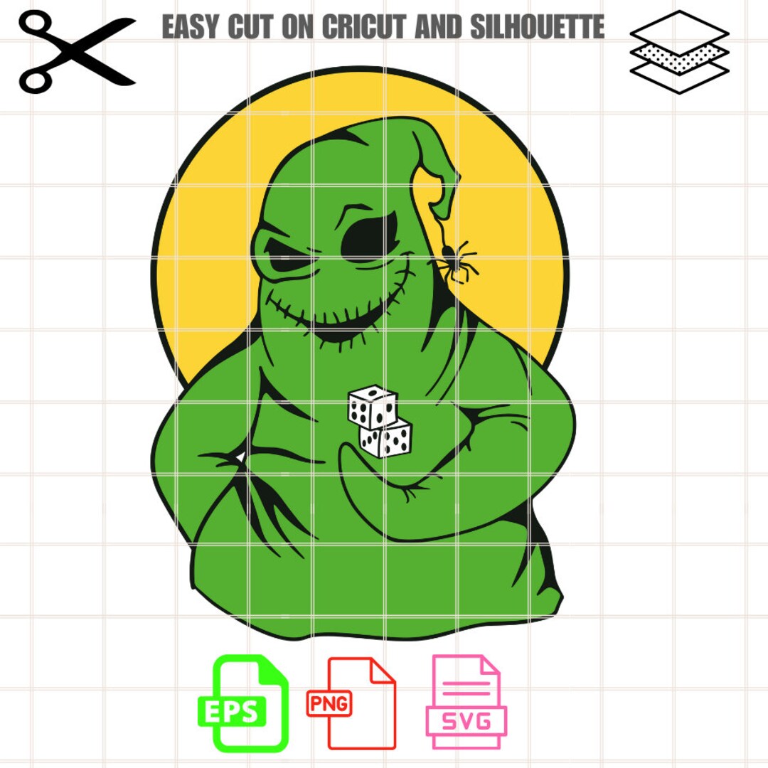 Oogie Boogie Svg, Nightmare Before Christmas Svg, Halloween Svg, Boogie ...