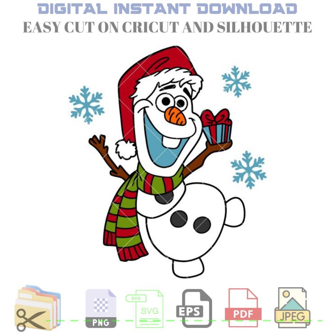 Christmas Olaf Santa Svg, Christmas Svg, Santa Claus Svg, Cricut ...