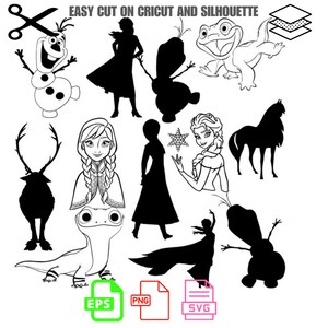 FROZEN SVG Bundle, FROZEN Svg Files for Cricut, Frozen Clipart ...