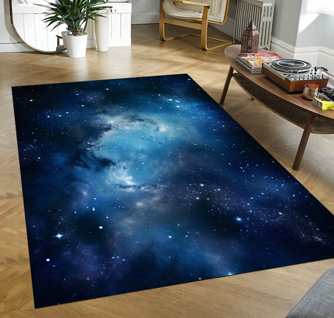 Galaxies Rug Large Space Rug, Sky Rug, Galaxy Rug, Milky Way Rug, Space ...