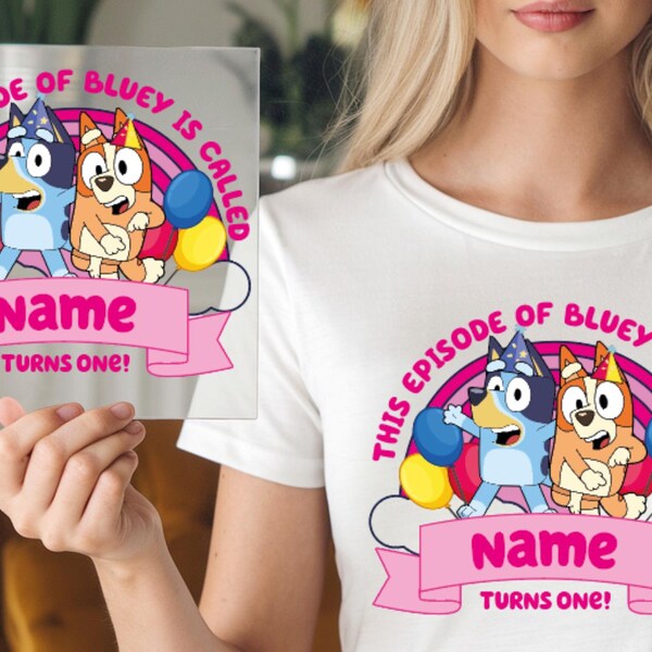 Bluey Heat Transfer - Etsy