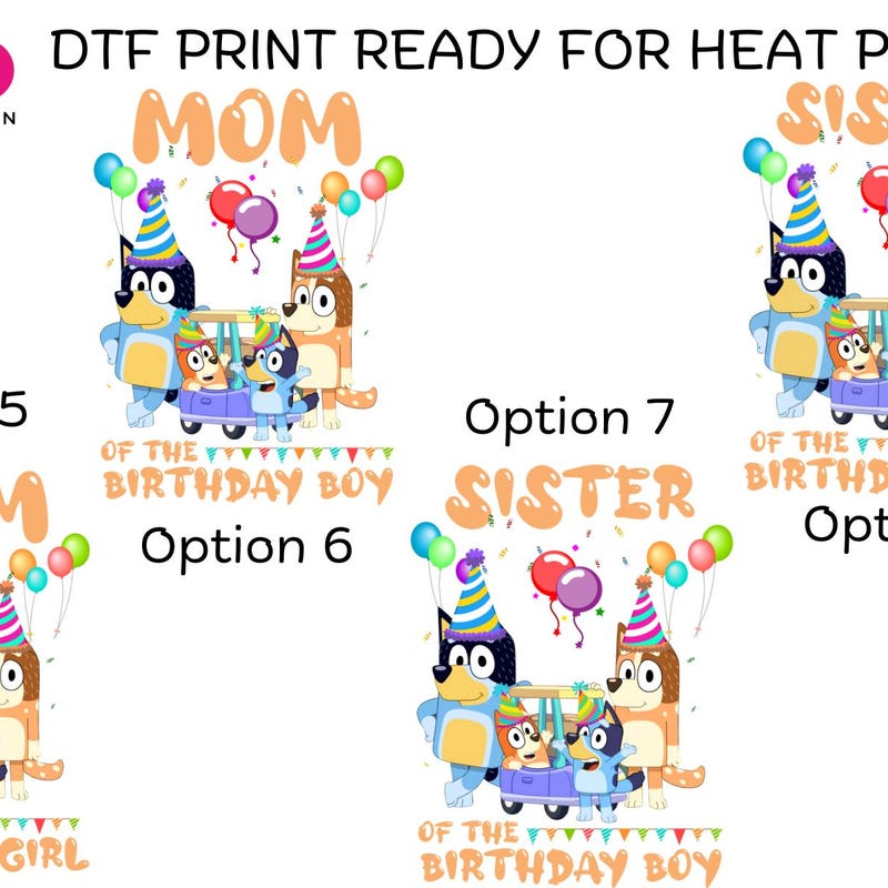 Bluey Heat Transfer - Etsy