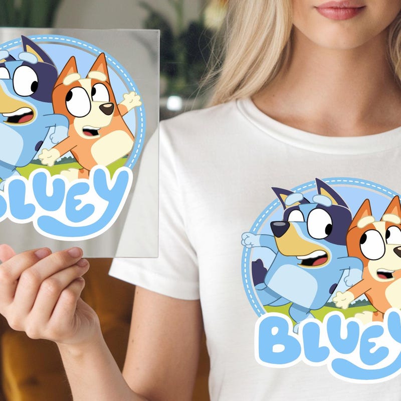 Bluey Heat Transfer - Etsy