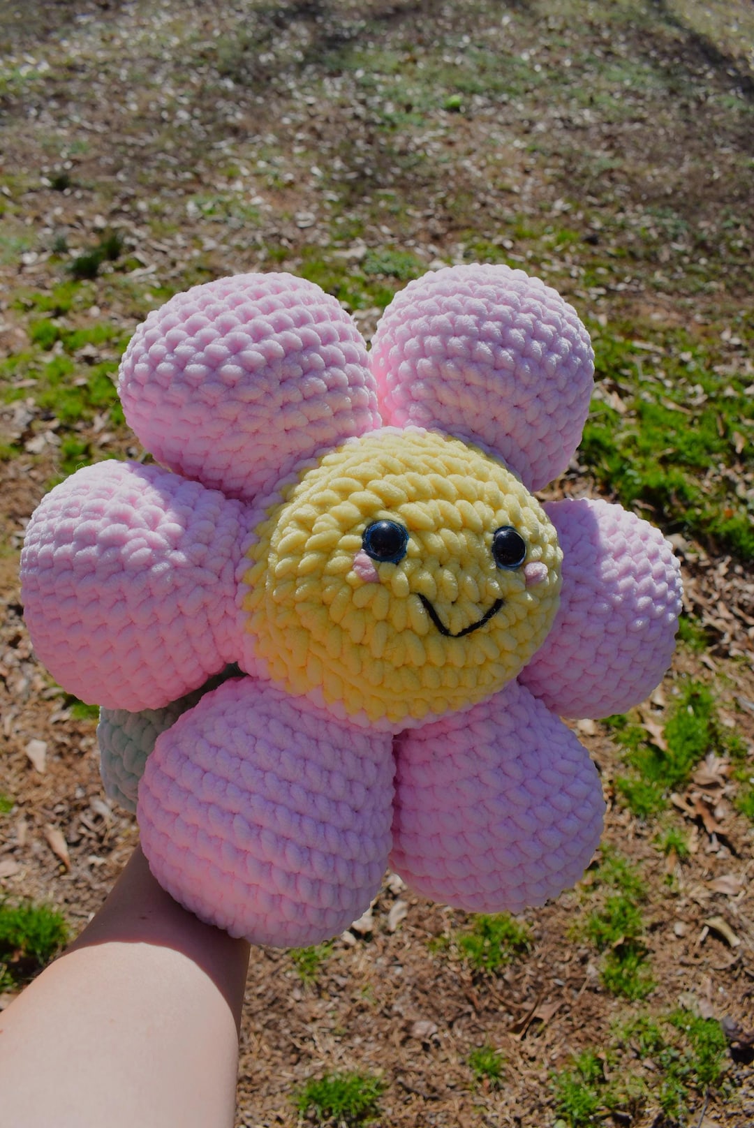 Crochet Flower Friend Plushie - Etsy