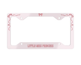 Better Late Than Ugly License Plate Frame, Car Accessories, Coquette ...