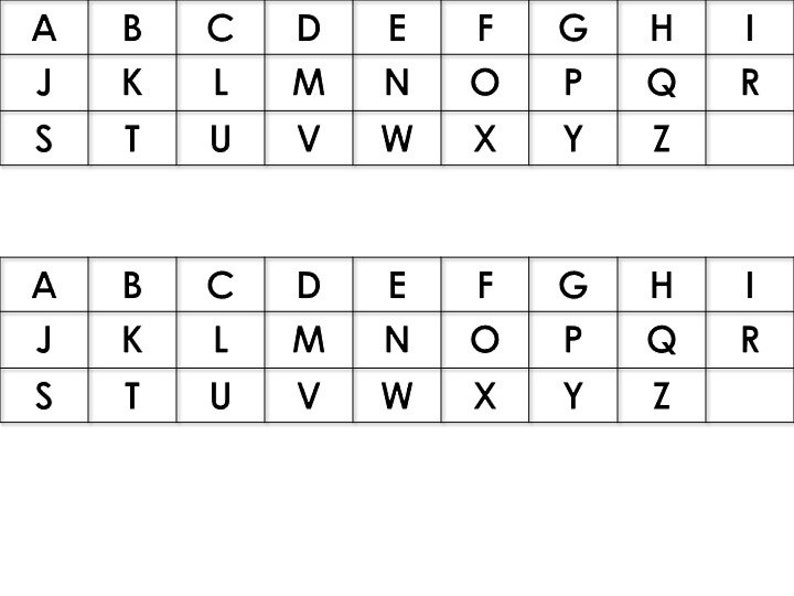 ABC Uppercase Chart - Etsy