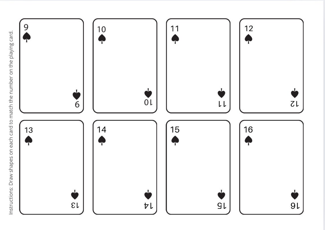 Math Cards Game - Etsy