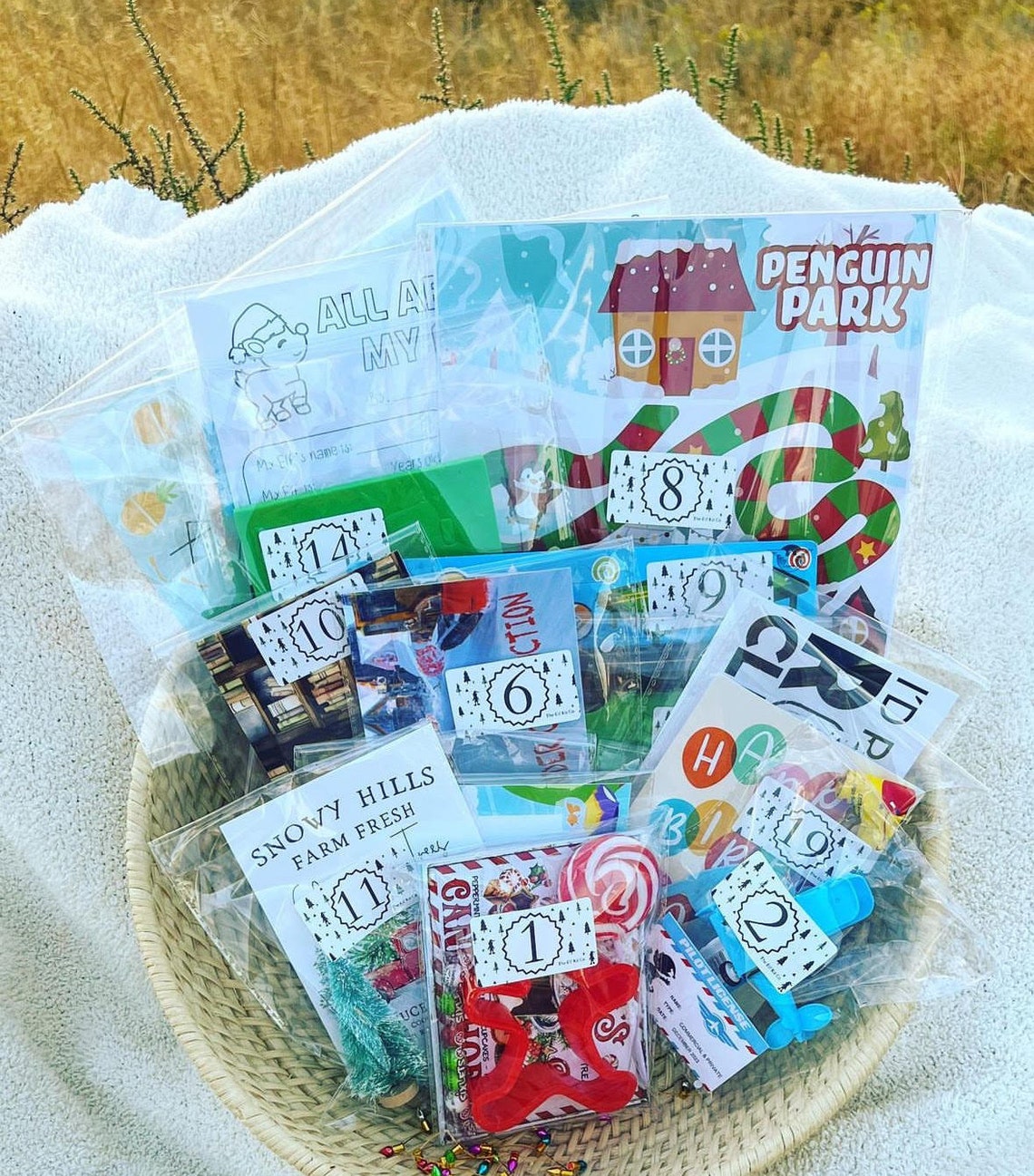 24 Day Elf Kit 2024, Christmas Elf Props, Elf Activity Kit - Etsy