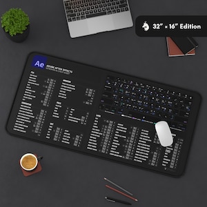 Adobe After Effects Keyboard Shortcuts Desk Mat - Adobe Creatives Tools ...