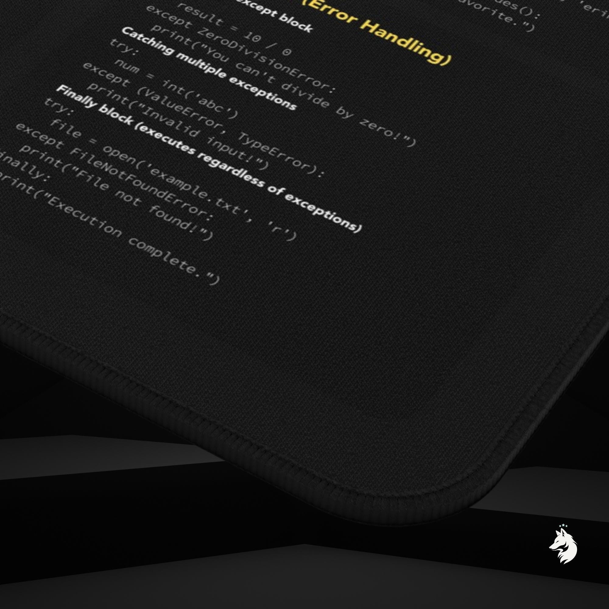 Python Cheat Sheet Desk Mat: Programmer Workstation Accessory - Etsy