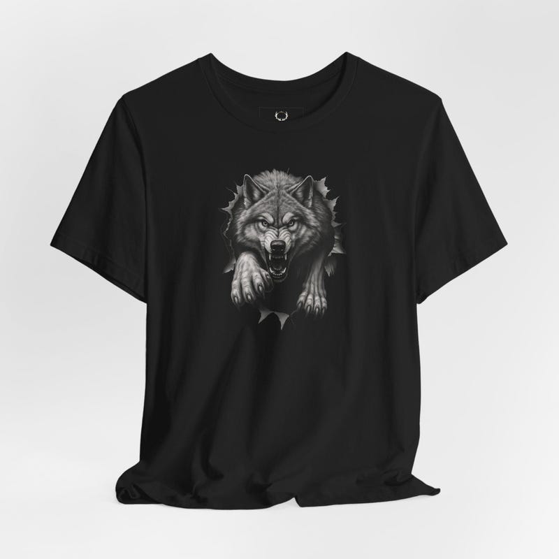 Wolf Ripping Shirt - Etsy