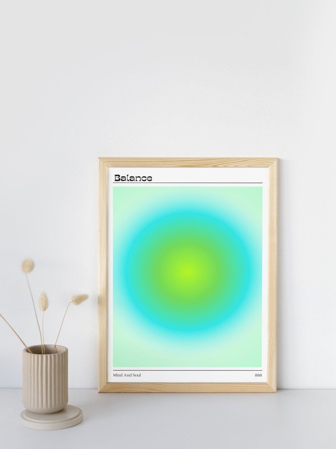 Silk Posters Balance 888 Aura Poster Inspirational Wall Art, Positive ...