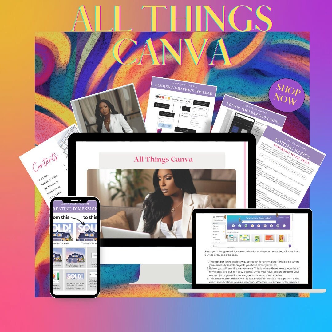 Guide How to Canva Tutorial / Canva Guide / Canva Editing Course ...