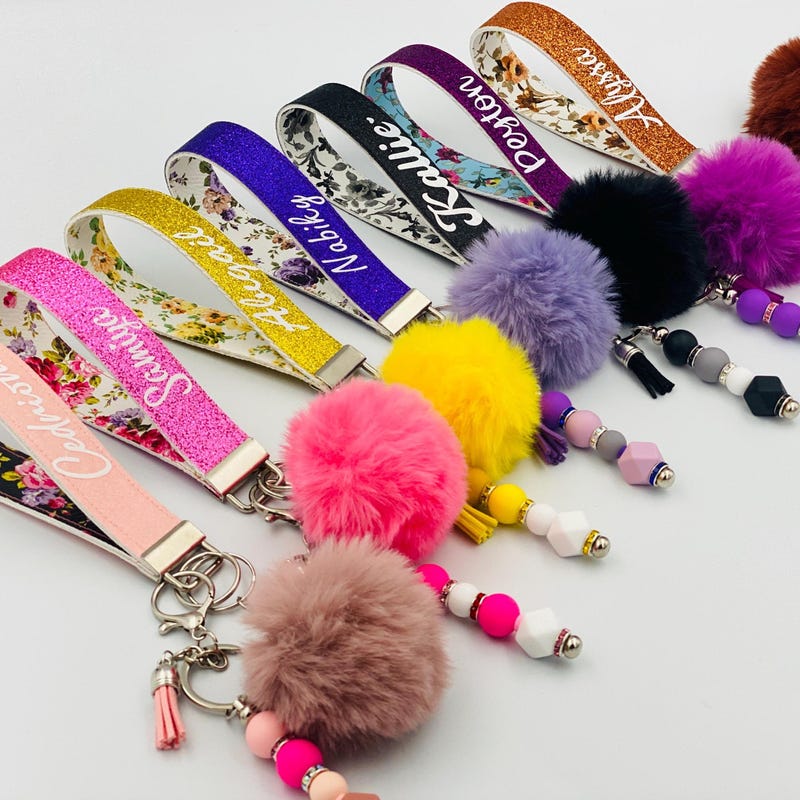Bling Key Chains Names - Etsy