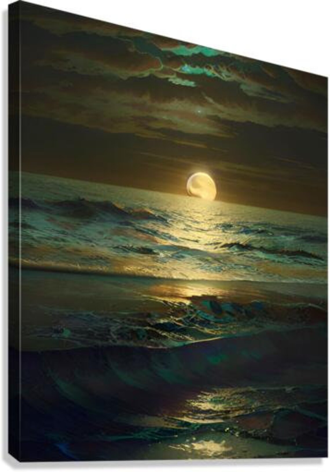 Moonrise Over the Tides - Etsy