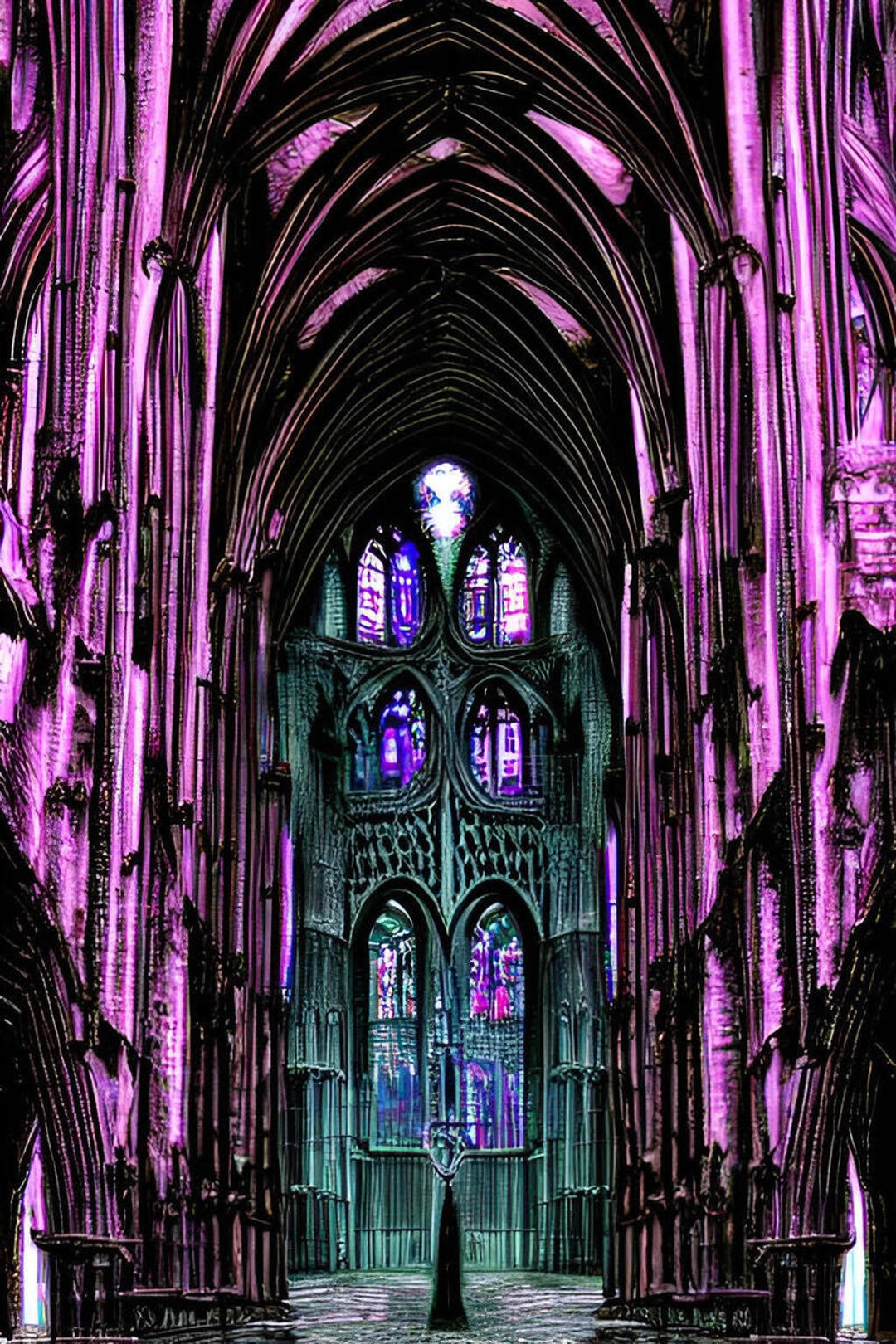 Cathedral Laser-show - Etsy