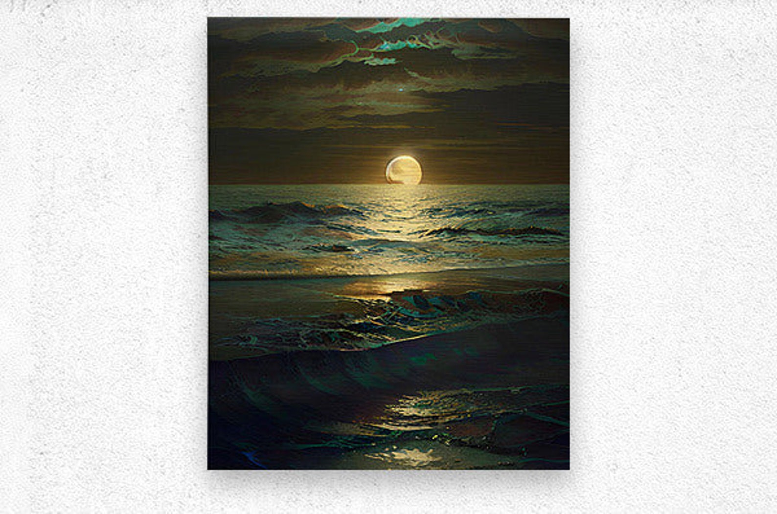 Moonrise Over the Tides - Etsy