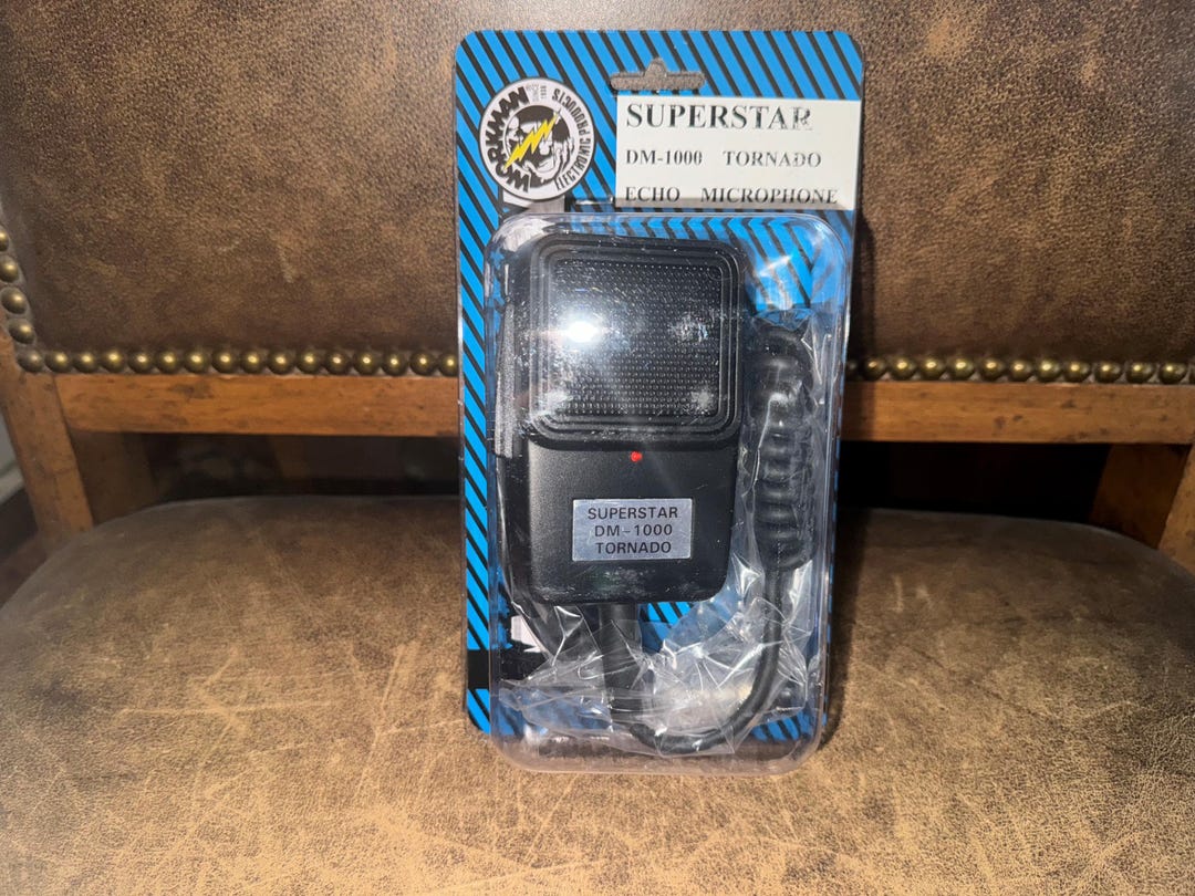 Workman Superstar DM-1000 Tornado Echo Microphone for CB Ham Radio 4 ...