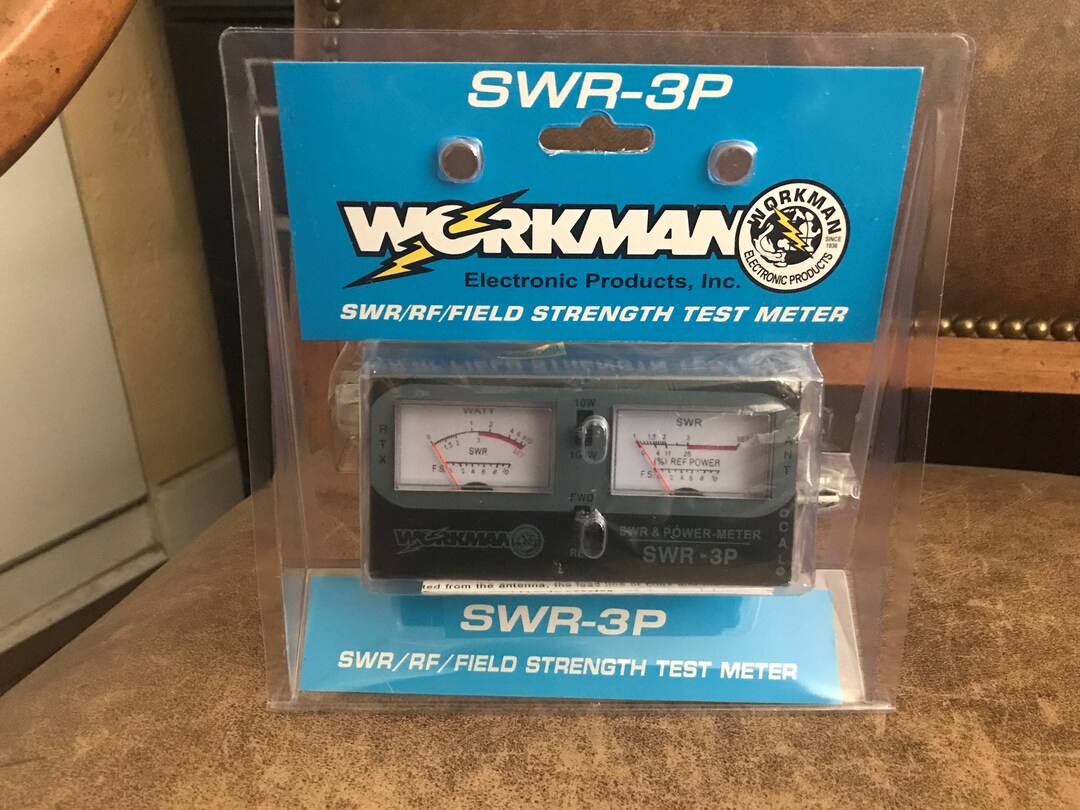 Workman Swr-3p Swr/rf Field Strength Cb Radio Antenna Dual Test Meter ...
