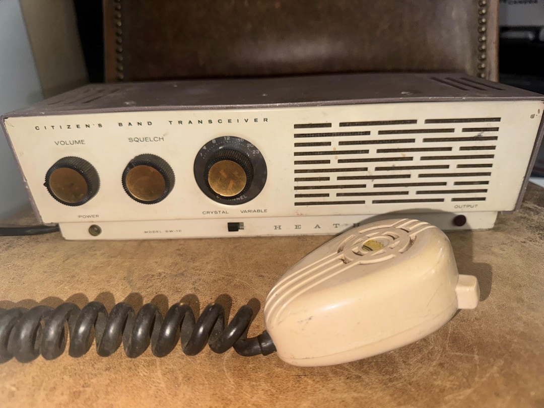 Vintage Antique Heathkit GW-10 Cb Radio Microphone Lot Transceiver Am ...