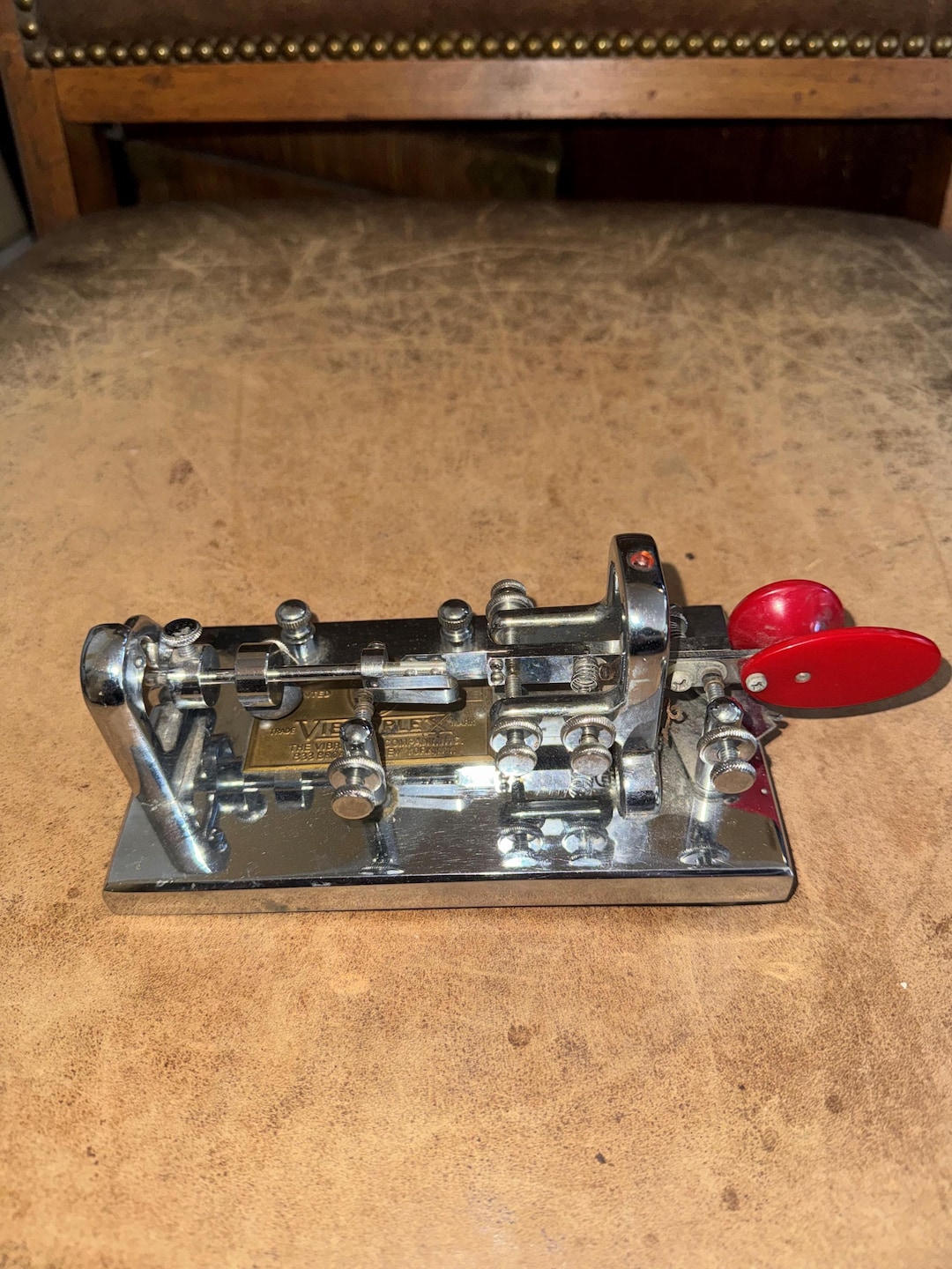 Vibroplex Bug Morse Code Key Telegraph Ham Radio Shortwave Vintage ...