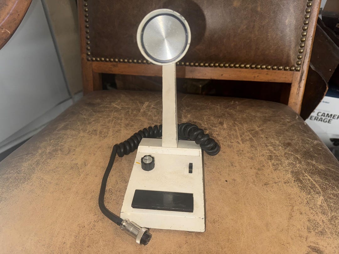 Vintage Antique Turner Plus Amplified Handheld Desktop MICROPHONE LOT 4 ...