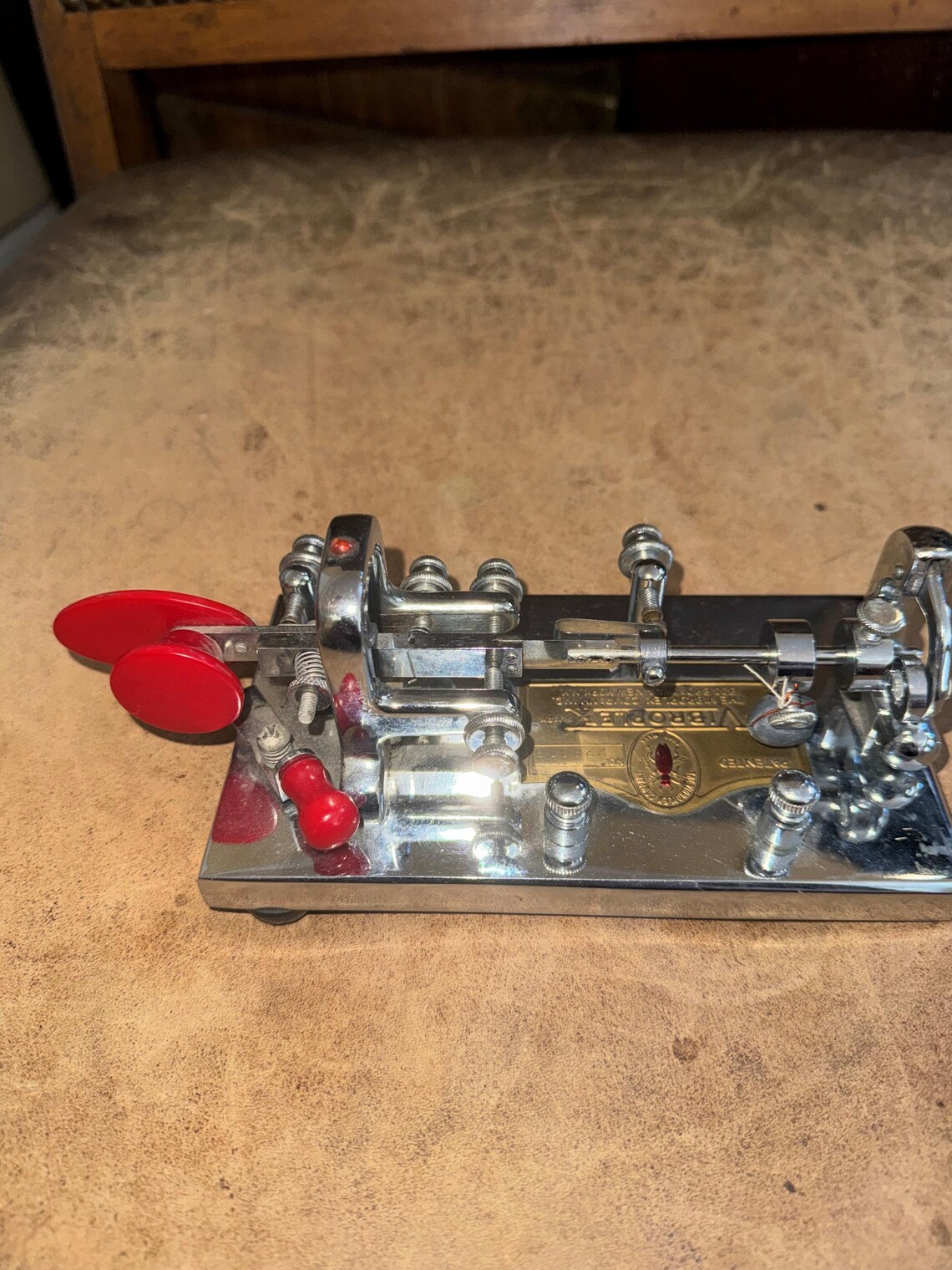 Vibroplex Bug Morse Code Key Telegraph Ham Radio Shortwave Vintage ...