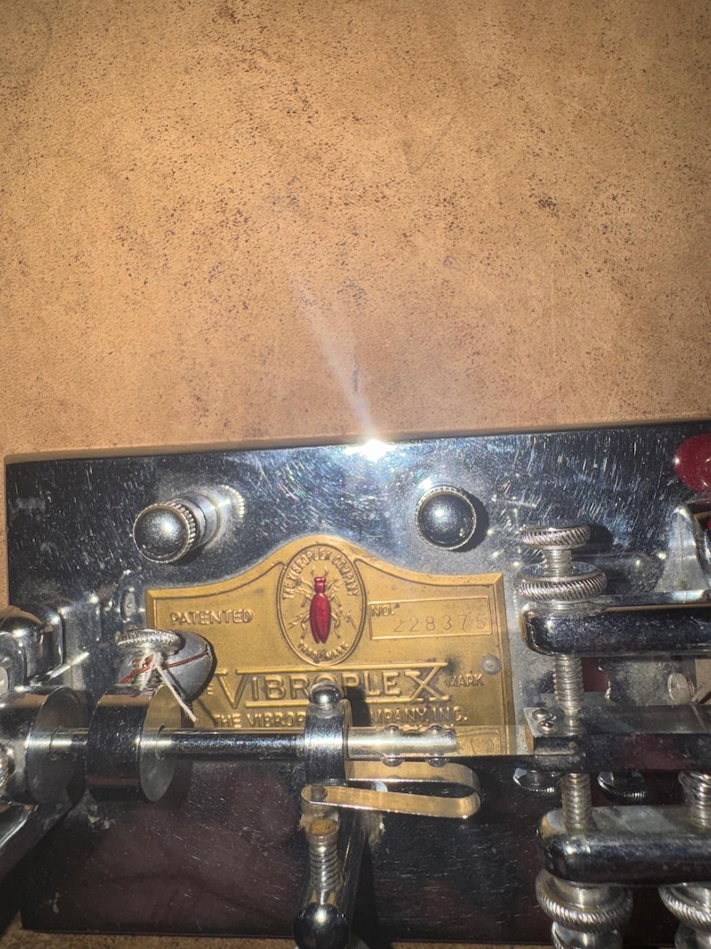 Vibroplex Bug Morse Code Key Telegraph Ham Radio Shortwave Vintage ...