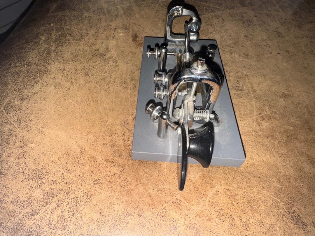 Vintage Vibroplex Morse Code Key Telegraph Bug Ham Radio Cw Sounder - Etsy