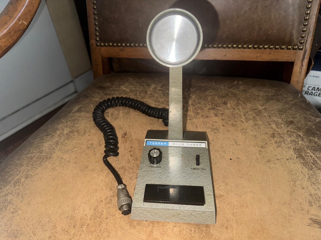 Turner Plus Three +3 Amplified Desktop Power Microphone Lot Cb Radio ...