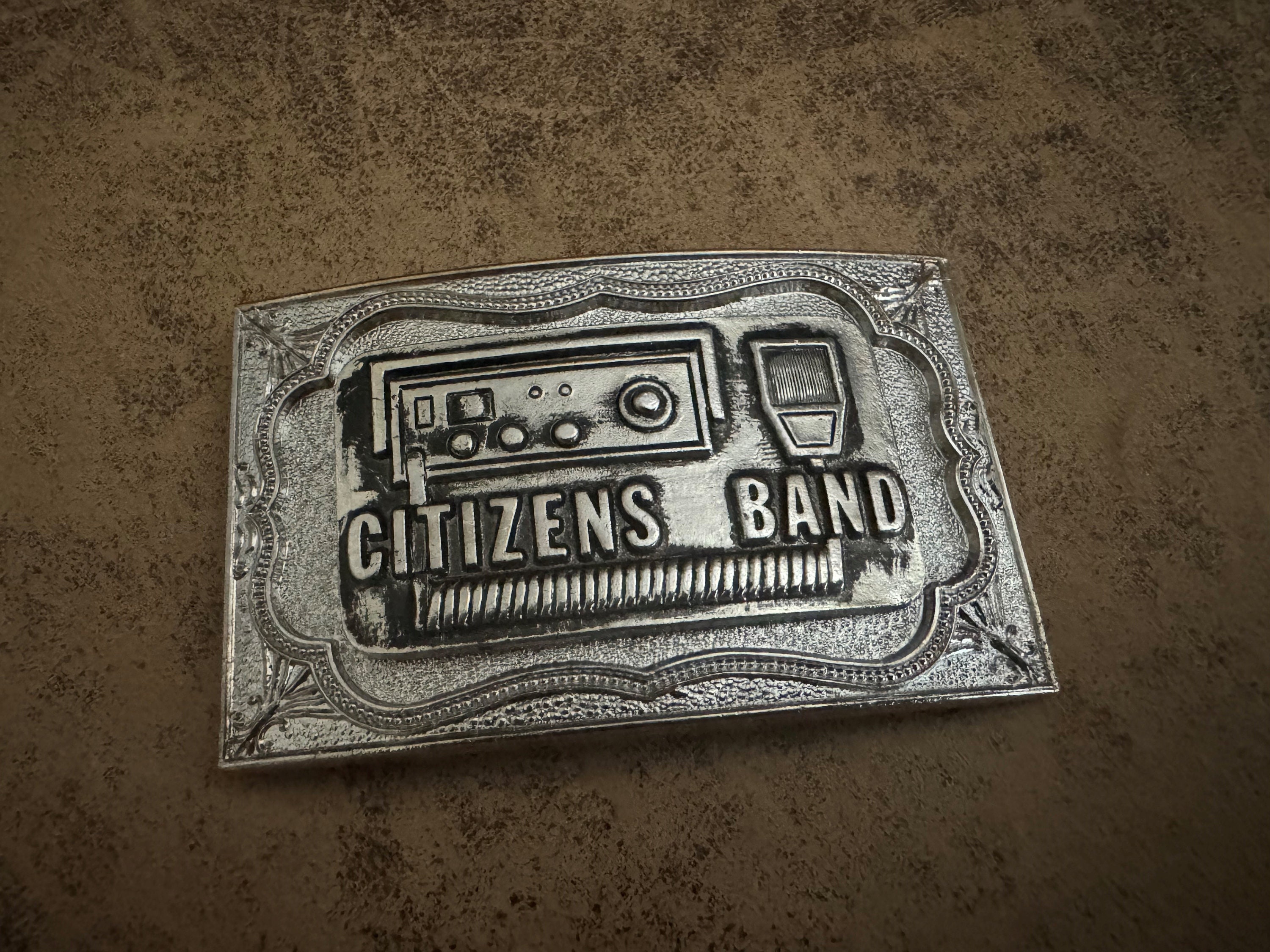 CB Radio Belt Buckle Ham SSB AM Car Truck Rare 40 Channel - Etsy