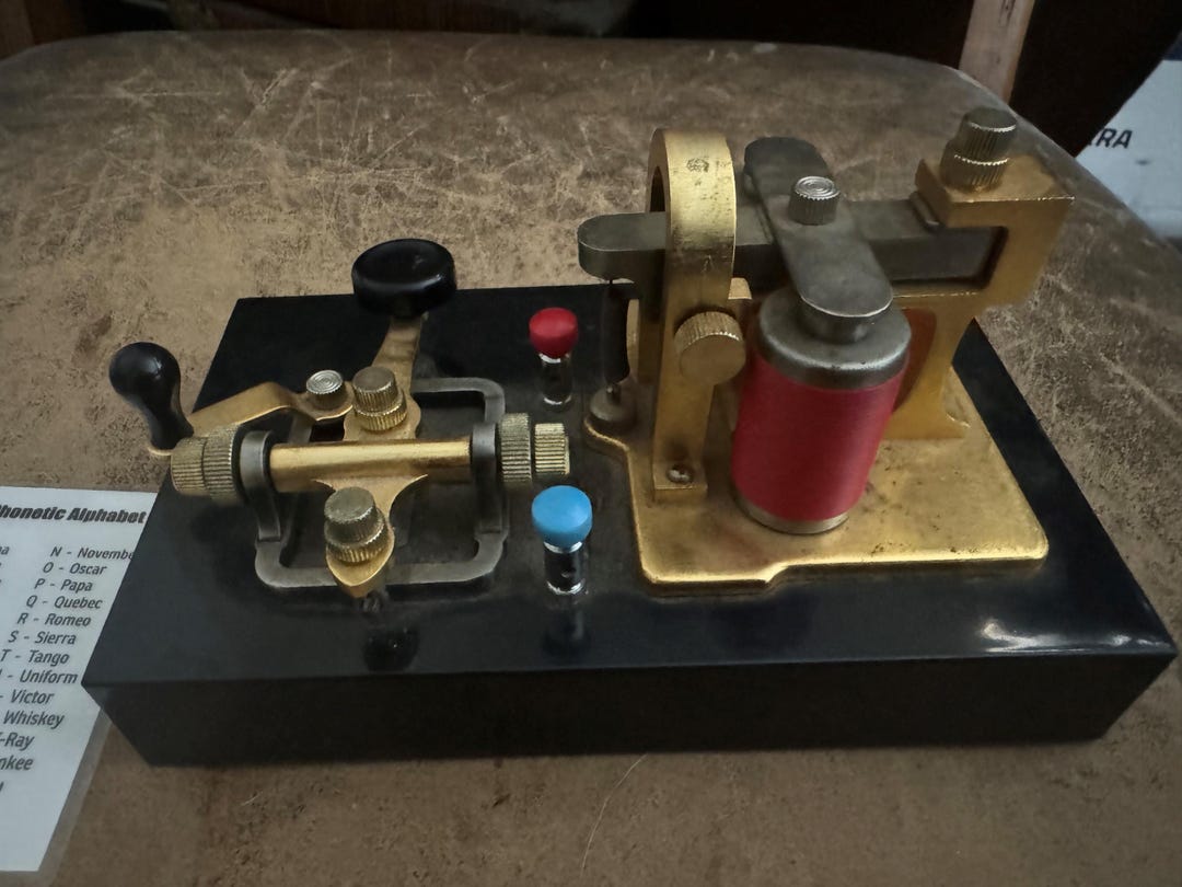 Morse Code Key Sounder Telegraph Ohms DC Practice Transistor Solid ...